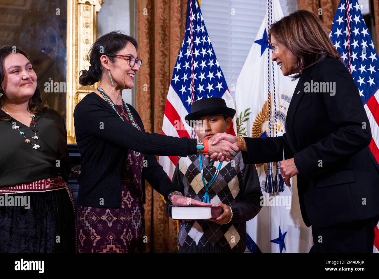 Washington, United States. 20th Dec, 2022. US Vice President Kamala ...