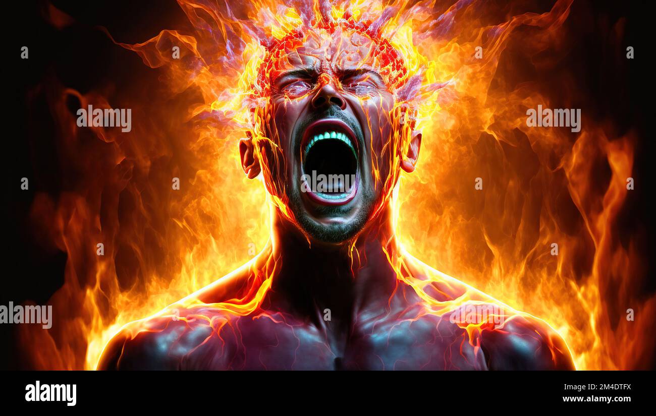 Boy yelling in pain hi-res stock photography and images - Alamy