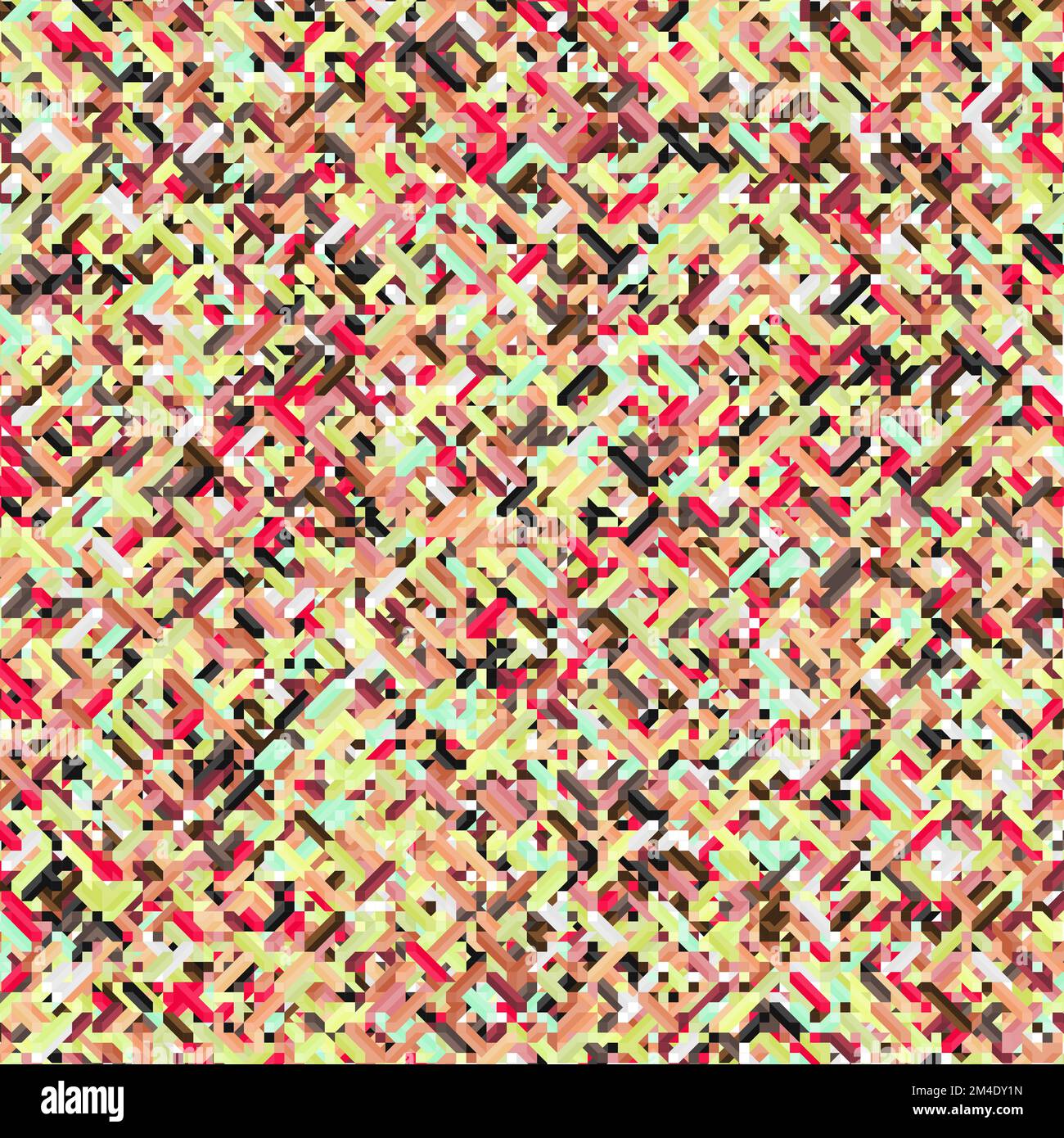 Color Dimonds illusion background generative pattern illustration Stock ...