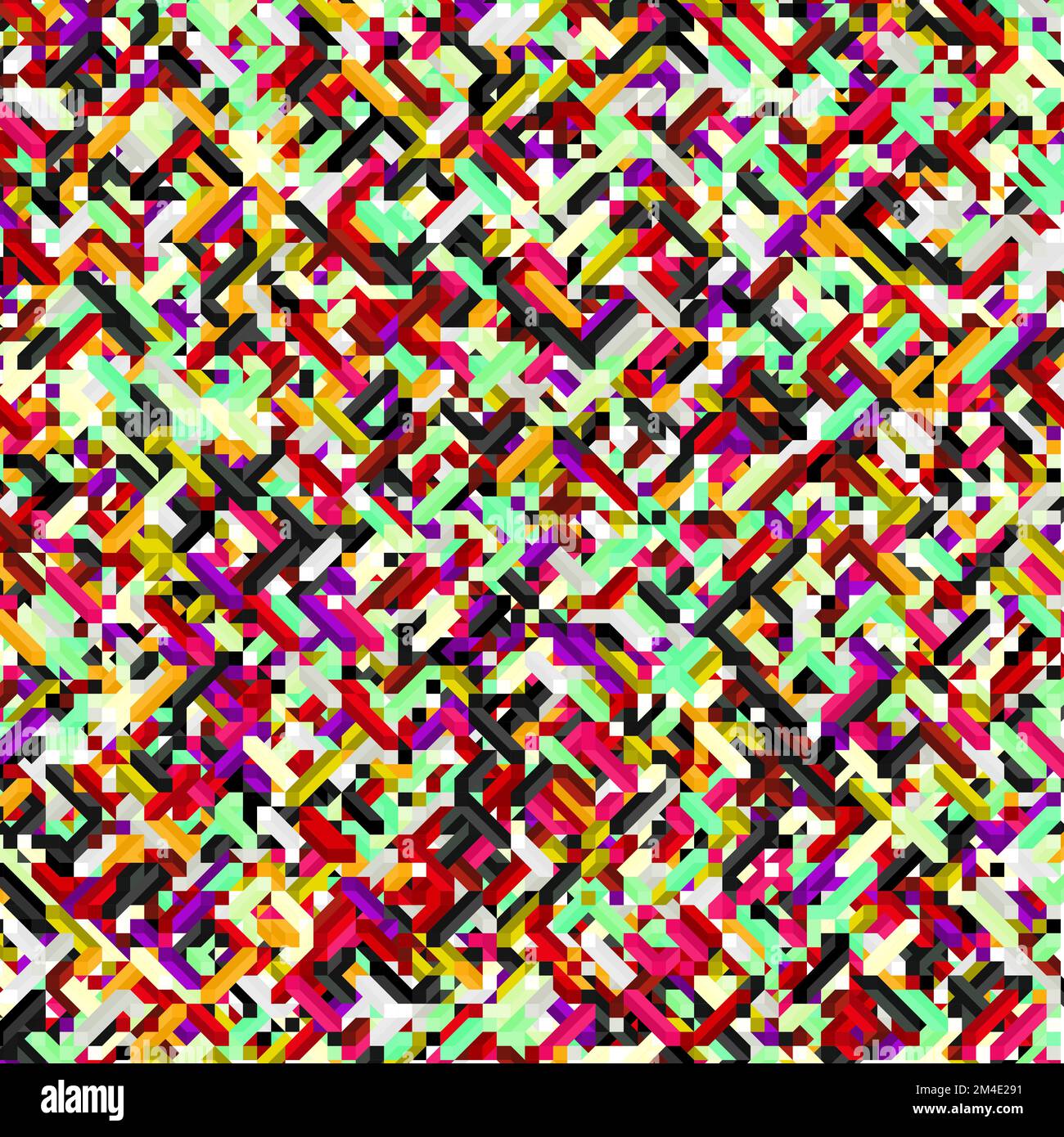 Color Dimonds illusion background generative pattern illustration Stock ...