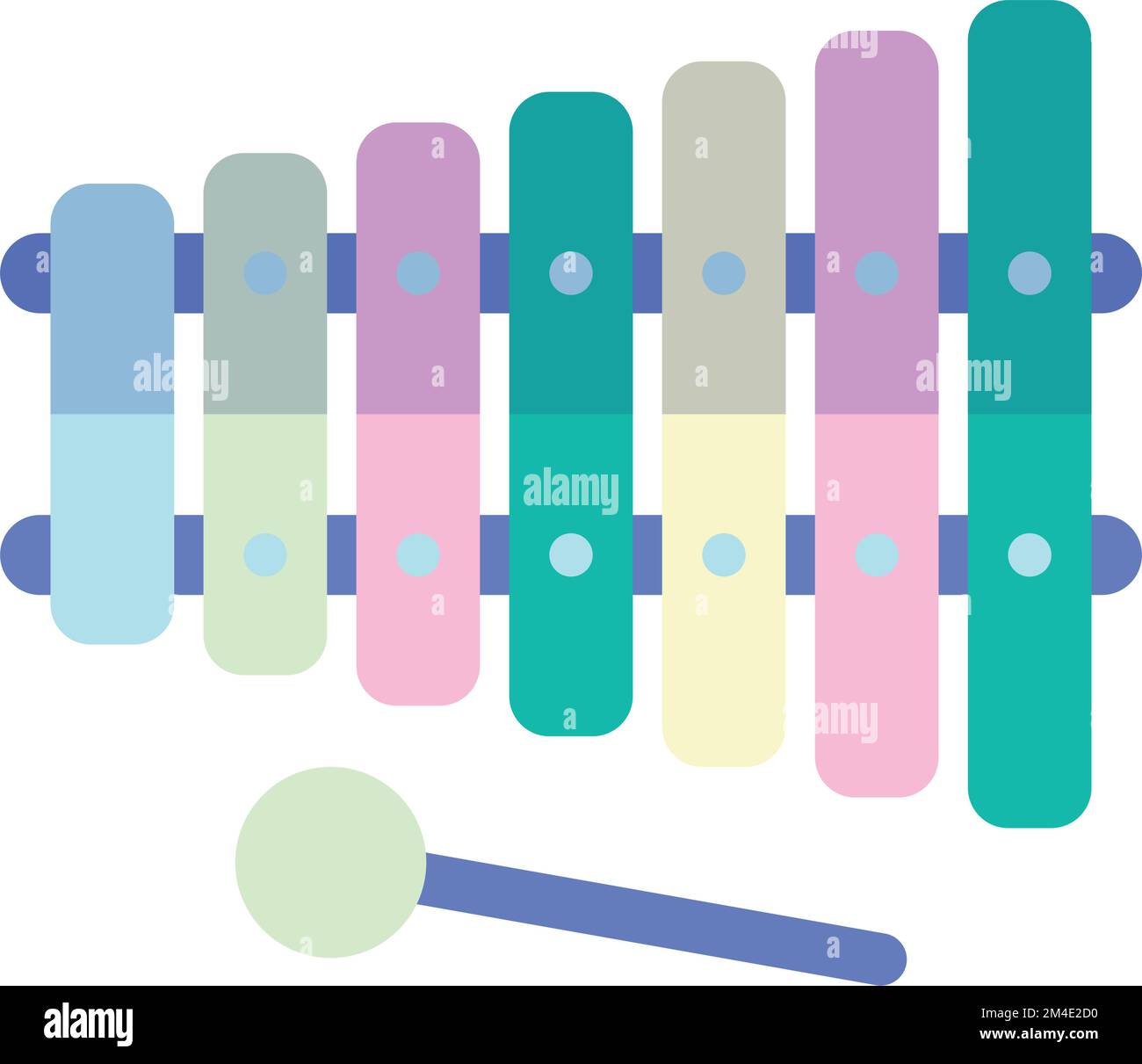 Xylophone cartoon icon music hi-res stock photography and images - Alamy
