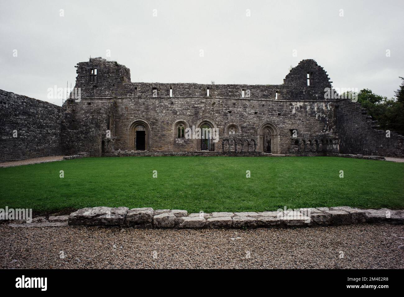 The Cong Abbey in the region of Galway, Ireland Stock Photo - Alamy