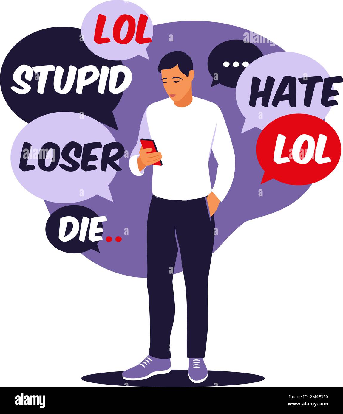 Non emotional Stock Vector Images - Alamy