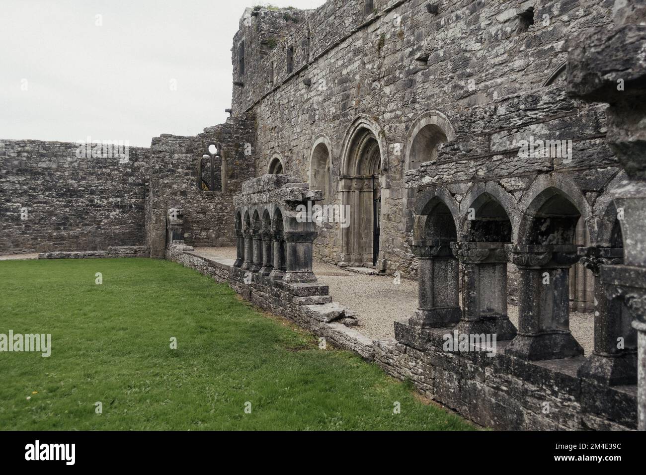 The Cong Abbey in the region of Galway, Ireland Stock Photo - Alamy