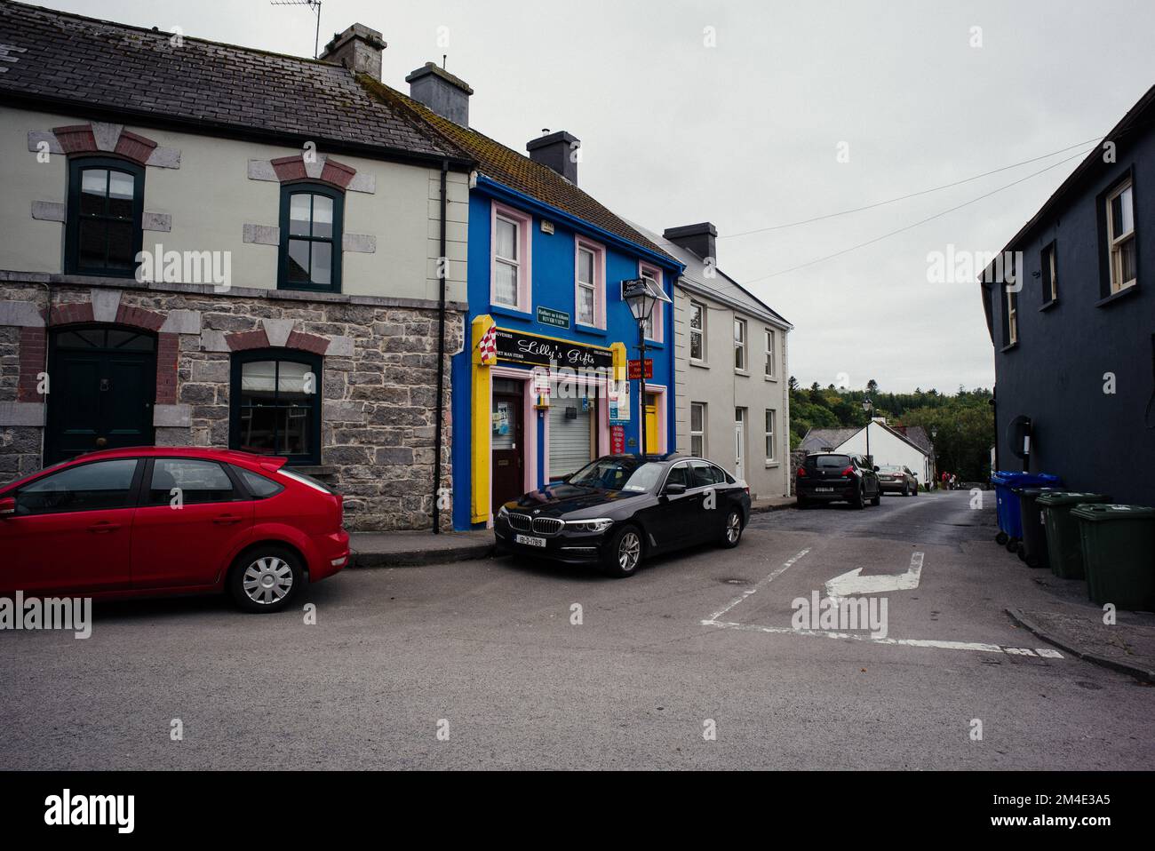 The beautiful cottages in the village of Cong in Ireland Stock Photo ...
