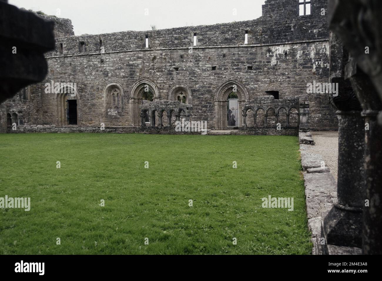 The Cong Abbey in the region of Galway, Ireland Stock Photo - Alamy