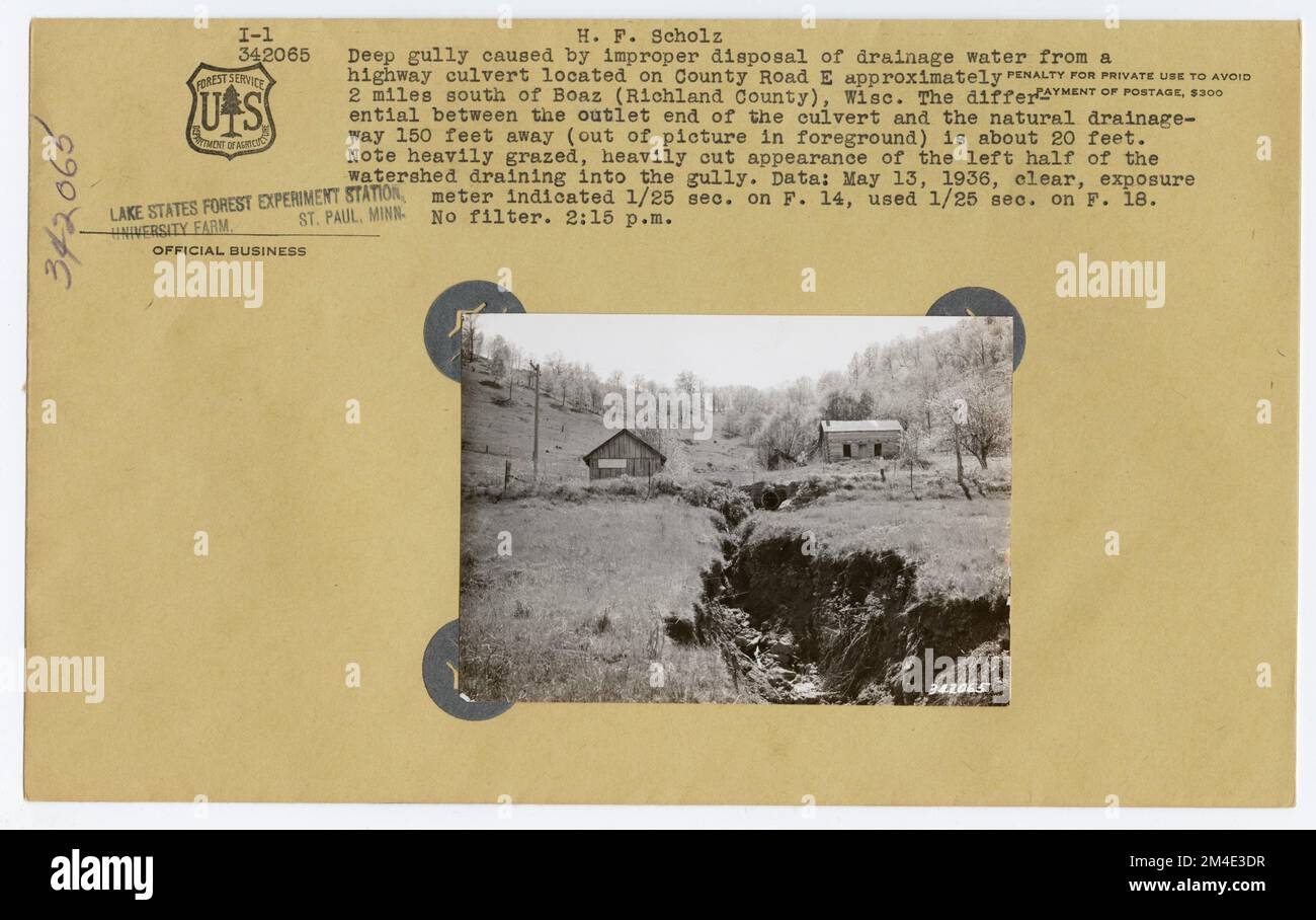 Erosion Effect - Smelter Fume Denudation. Photographs Relating to ...