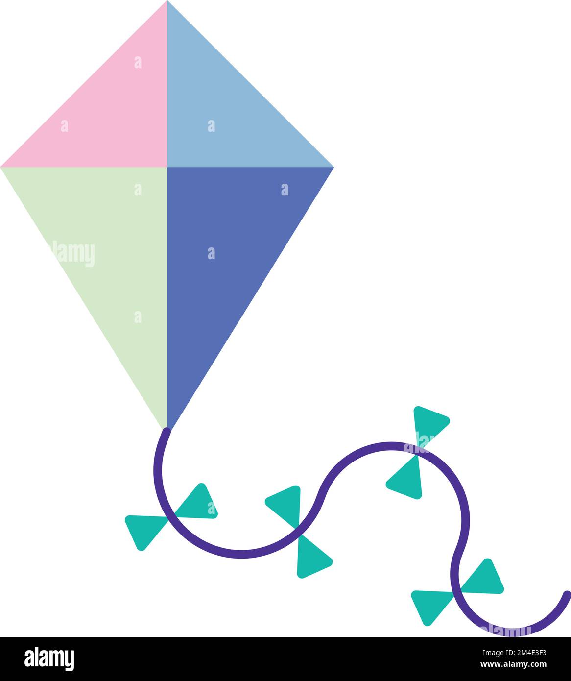 Isolated cute kite toy icon Vector Stock Vector Image & Art - Alamy