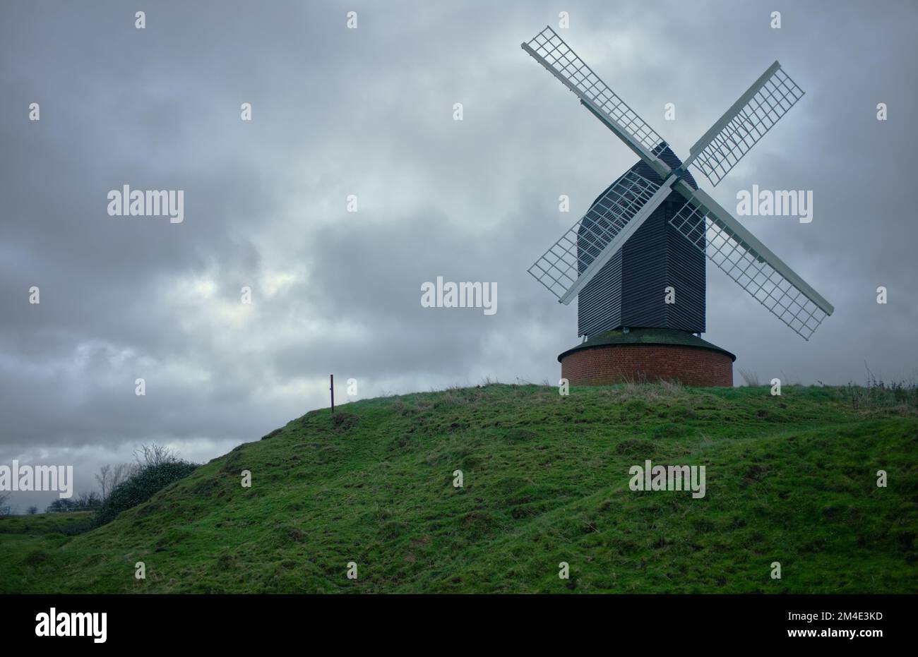 Brill Windmill, a Post Mill at Brill Hill on the border of ...
