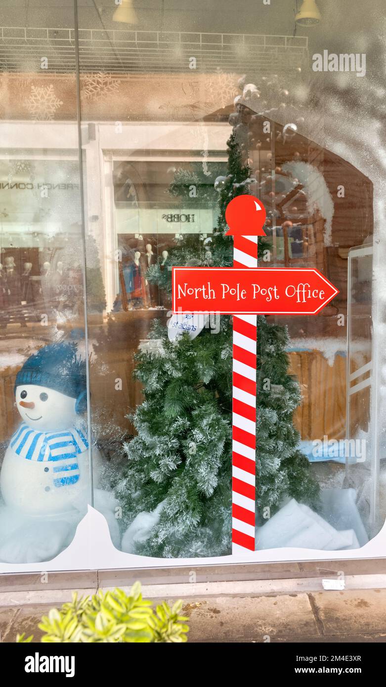 North pole post office sign hi-res stock photography and images - Alamy