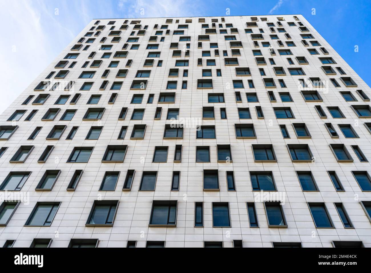 Modern building architecture in Bucharest city, Romania Stock Photo - Alamy