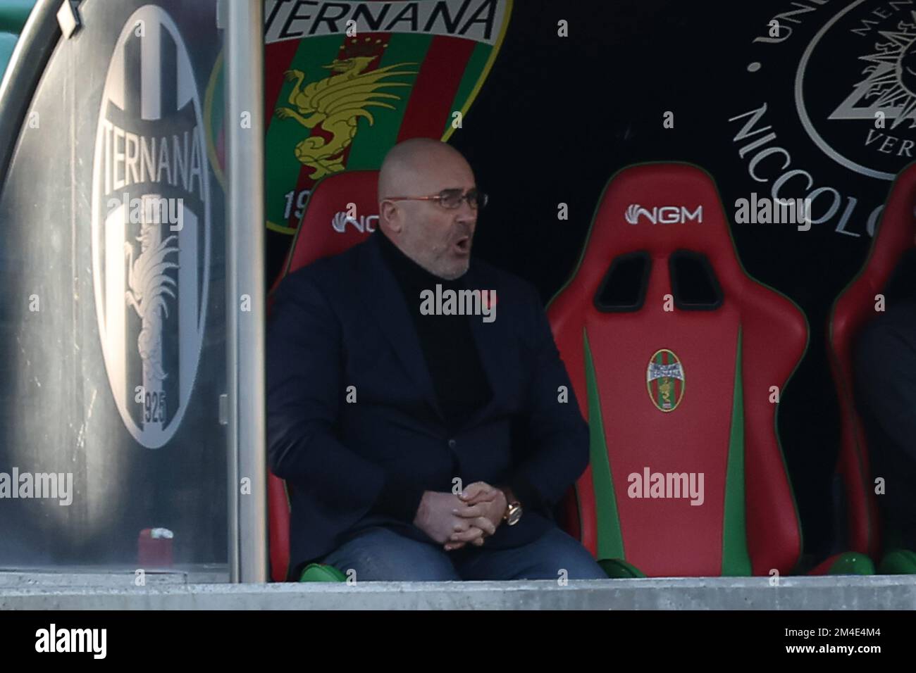 Libero Liberati stadium, Terni, Italy, December 18, 2022, the president ...