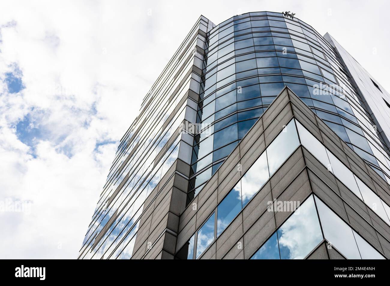 Modern building architecture in Bucharest city, Romania Stock Photo - Alamy