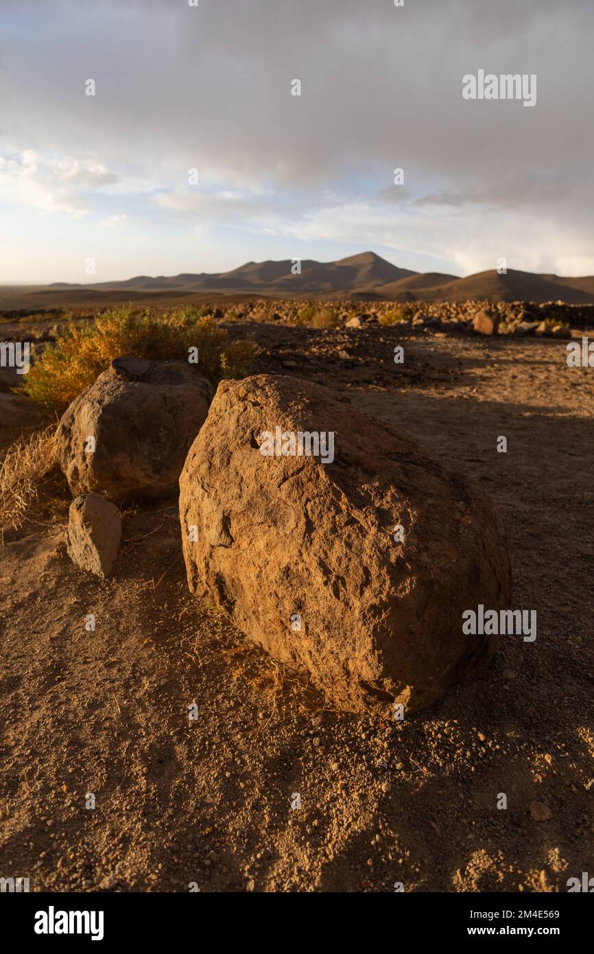 natural place outside, details of large rocks, in the background ...