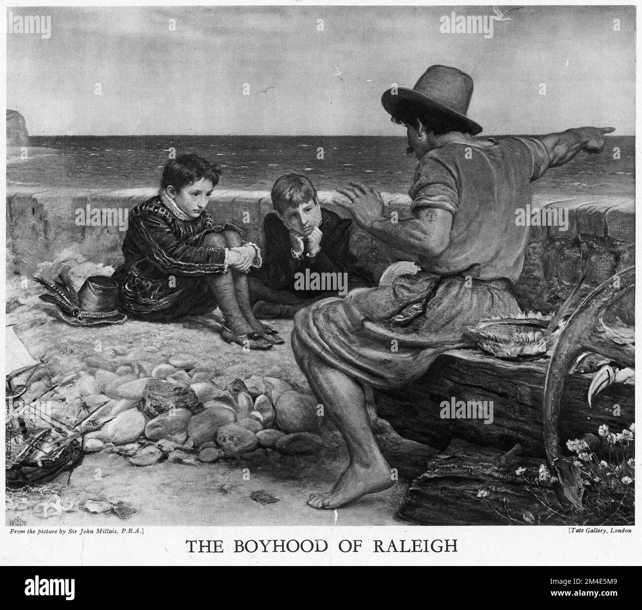 Sir walter raleigh painting hi-res stock photography and images - Alamy