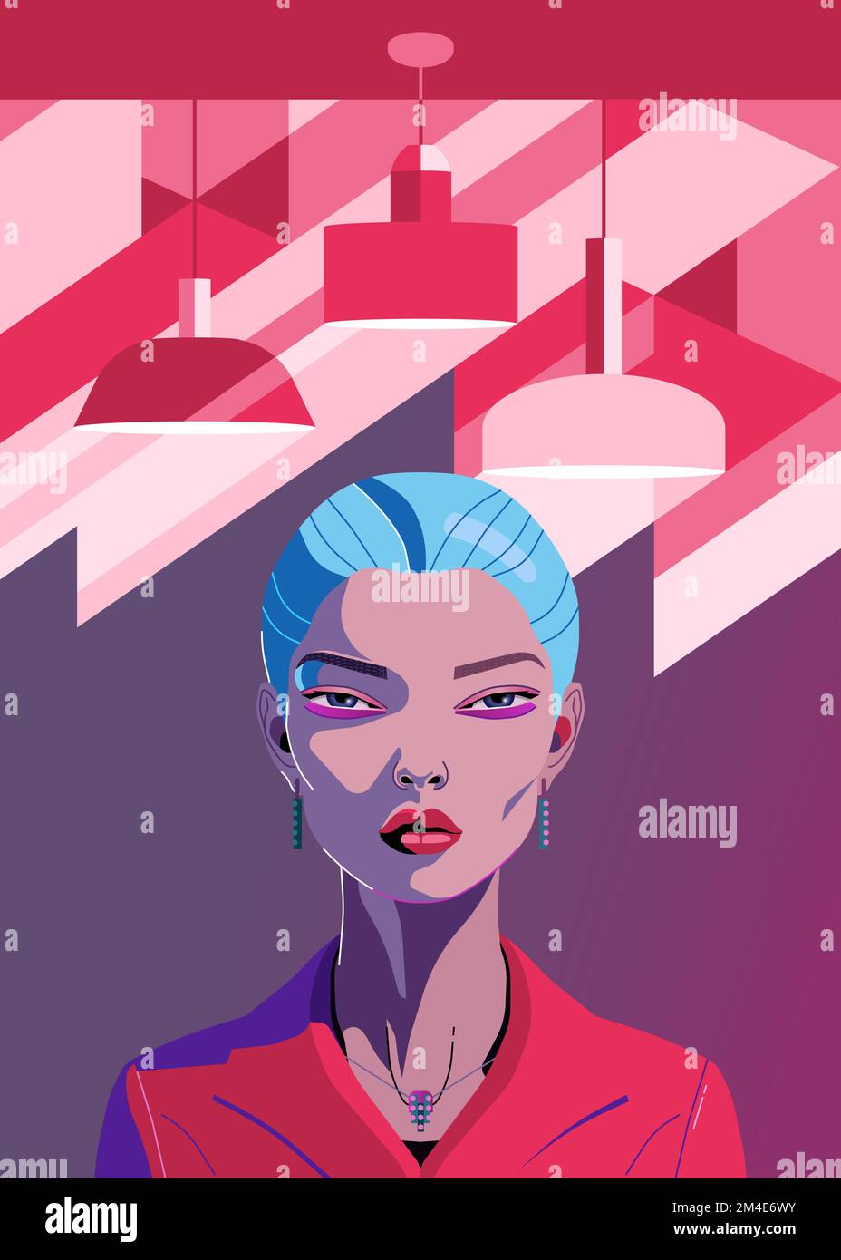 Viva magenta Stock Vector Images - Alamy