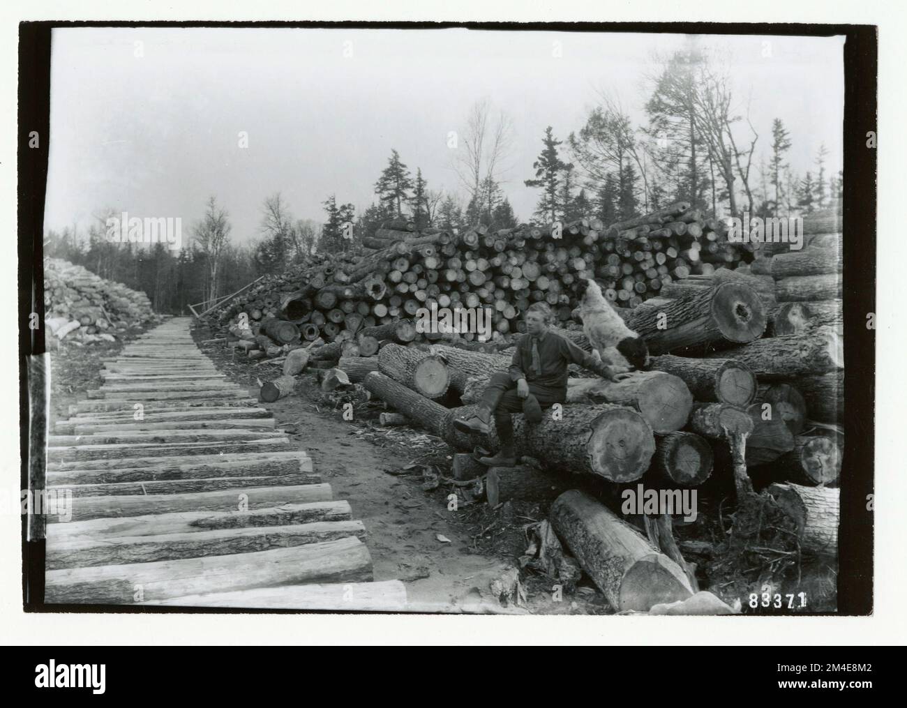 Log Transportation: Log Drives. Photographs Relating to National ...