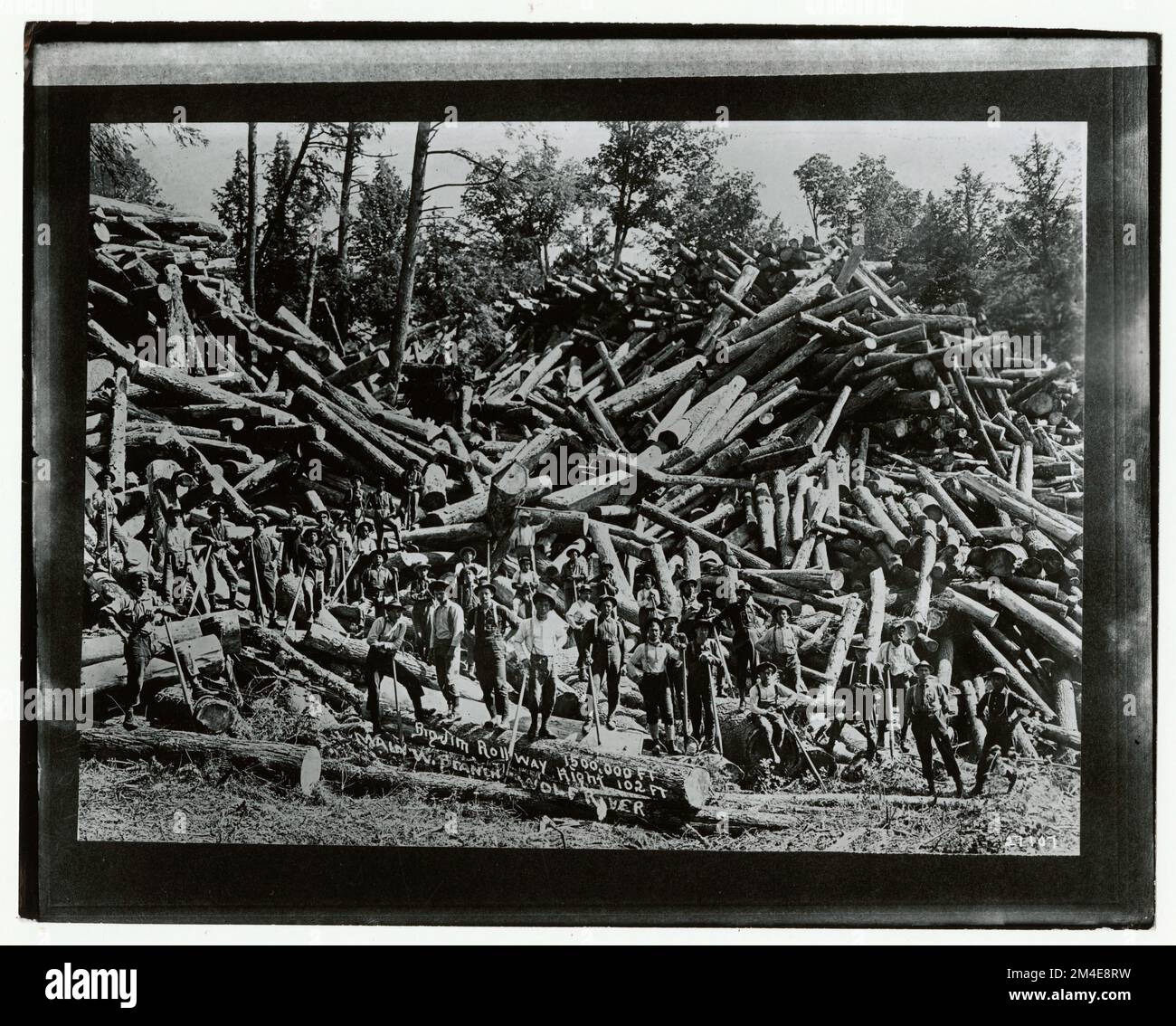 Log Transportation: Log Drives. Photographs Relating to National ...