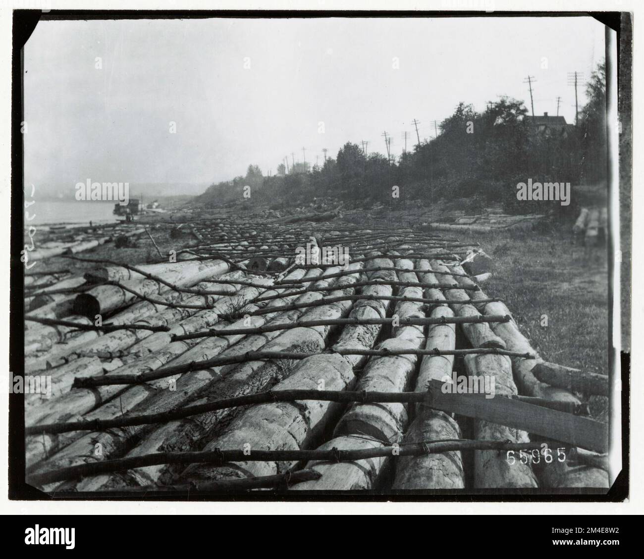 Log Transportation: Rafts/ Rafting. Photographs Relating to National ...