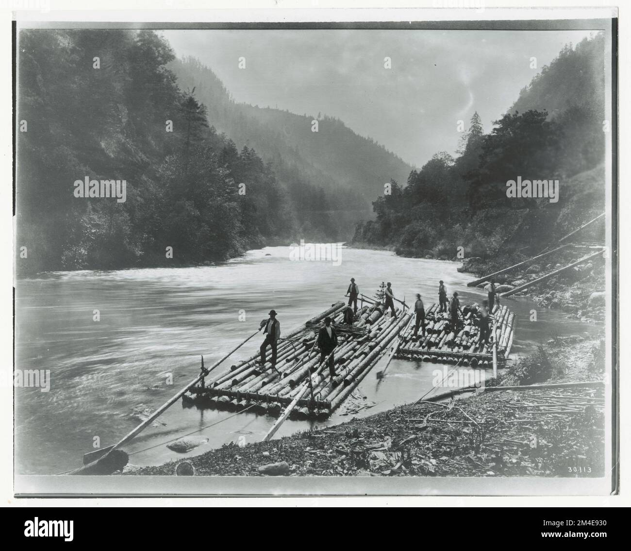 Log Transportation: Log Drives. Photographs Relating to National ...