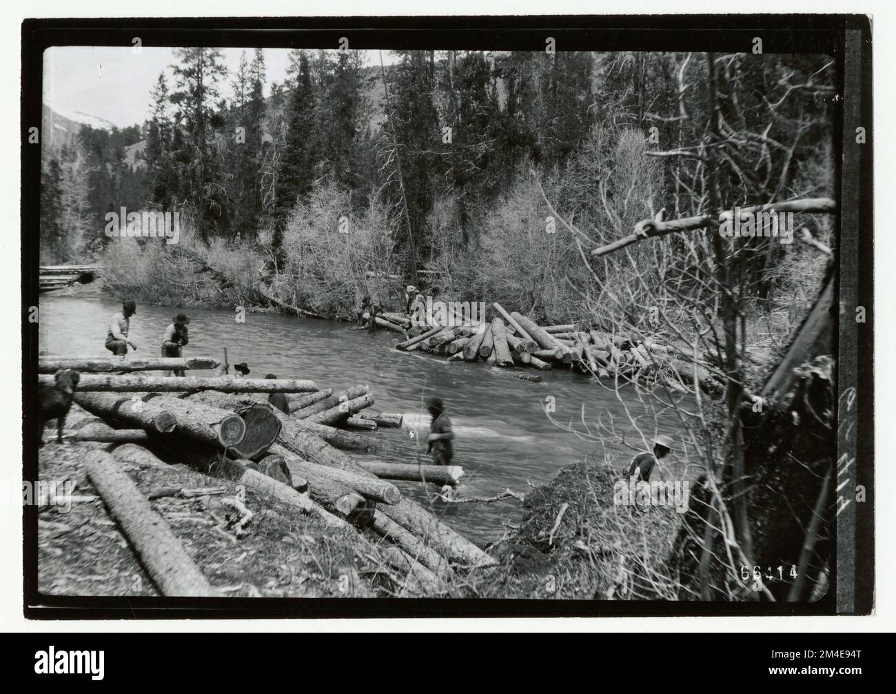 Log Transportation: Log Drives. Photographs Relating to National ...