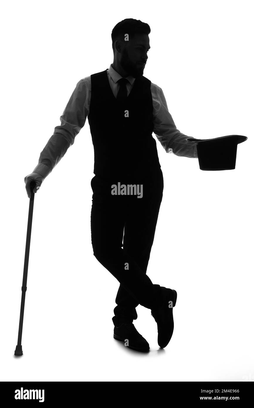 Young professional magician show magic hi-res stock photography and ...