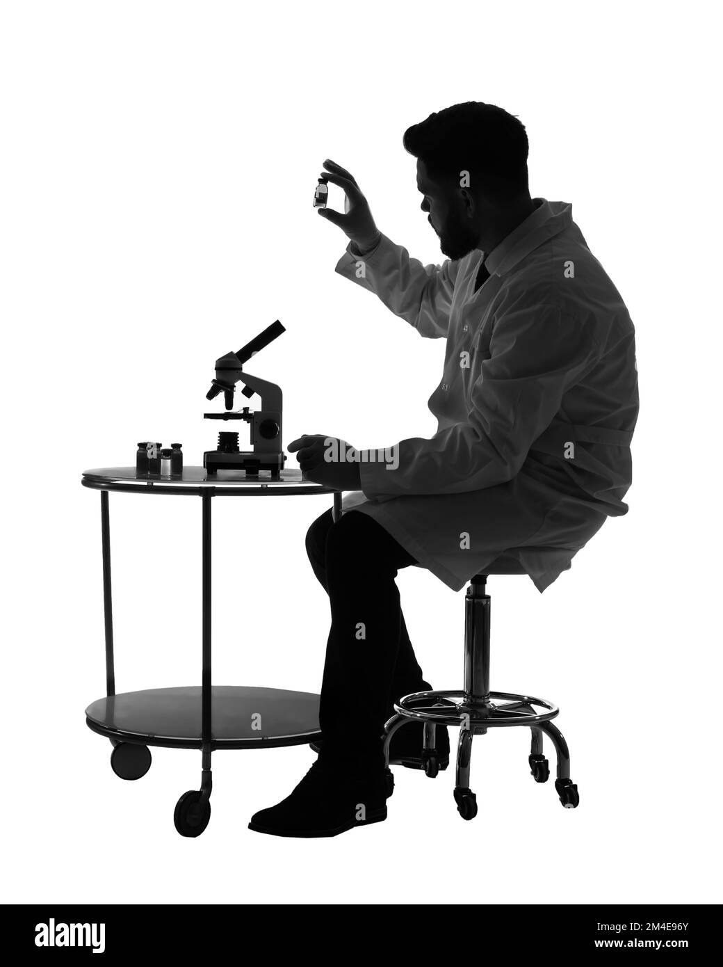 Young caucasian man scientist Black and White Stock Photos & Images - Alamy