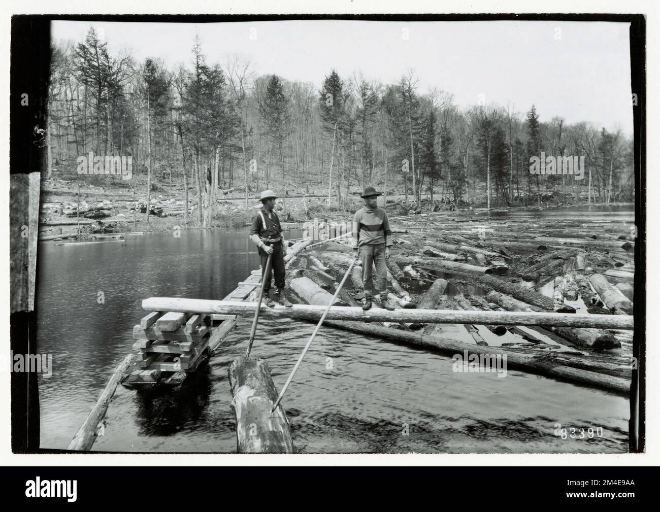 Log Transportation: Log Drives. Photographs Relating to National ...