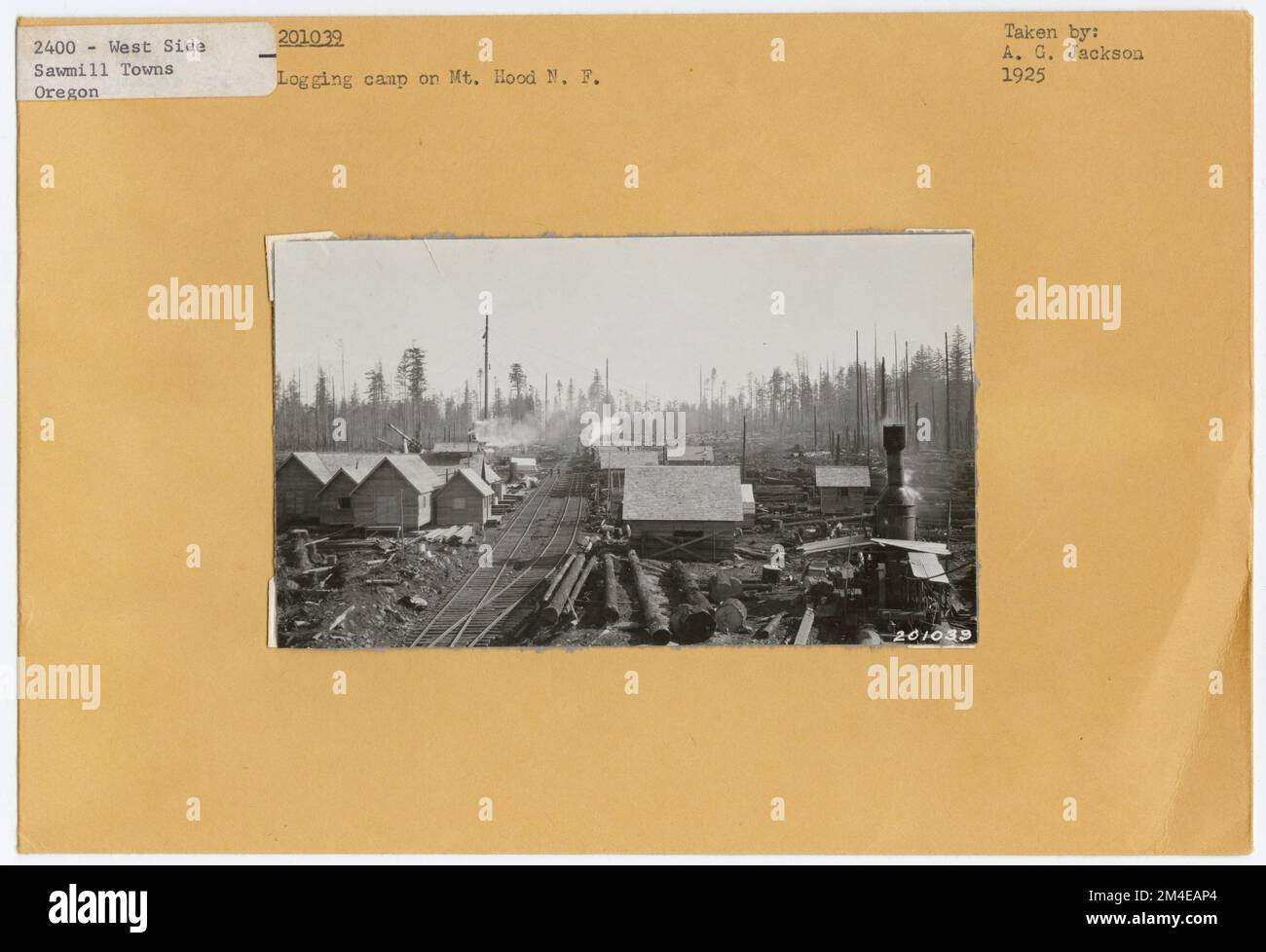 Logging: Camps & Crews: Exterior. Photographs Relating to National ...