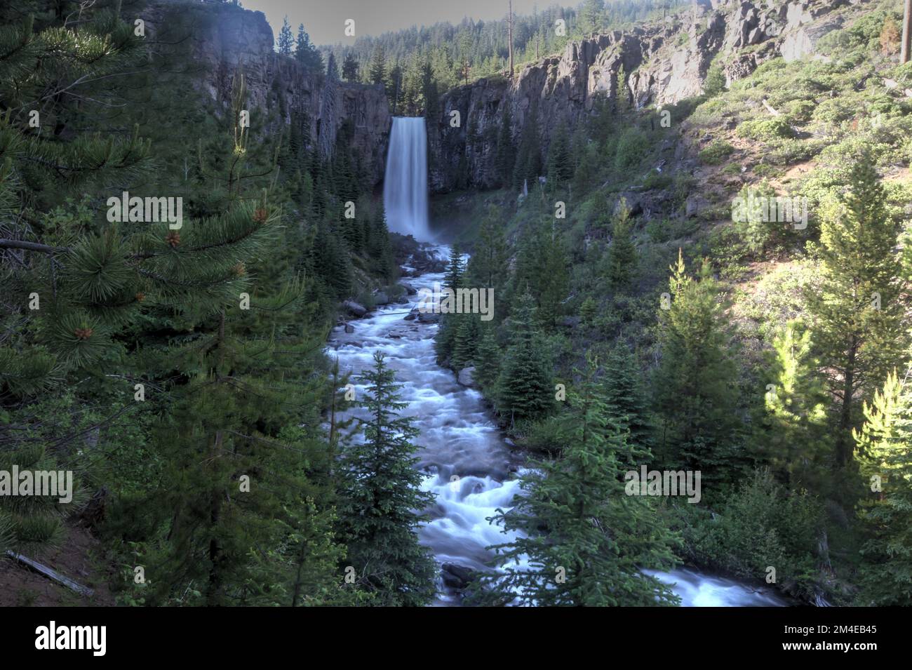 View of Tumalo falls, Deschutes Wilderness, Bend Oregon Stock Photo - Alamy