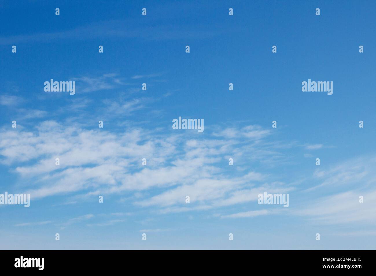 bright blue sky with clouds Stock Photo - Alamy
