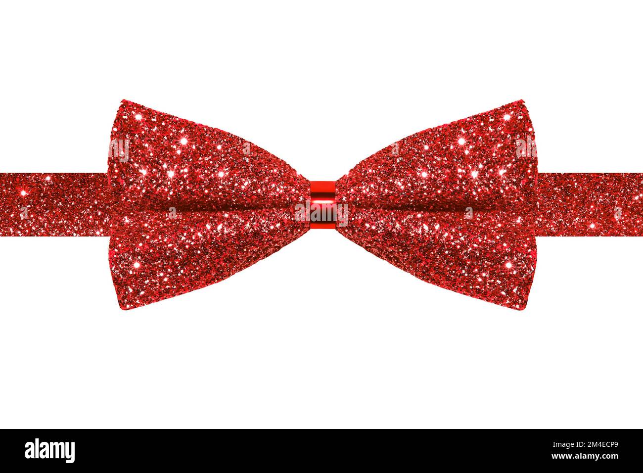 Red shiny bow isolated on white background. red shiny ribbon Stock ...
