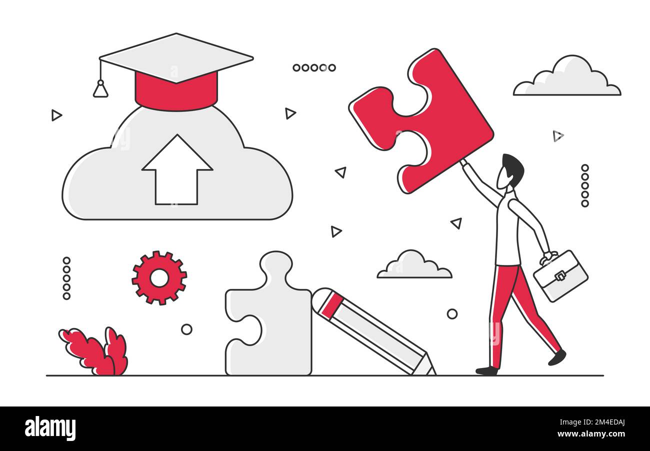 Education skill learning. Knowledge sharing, online learning program ...