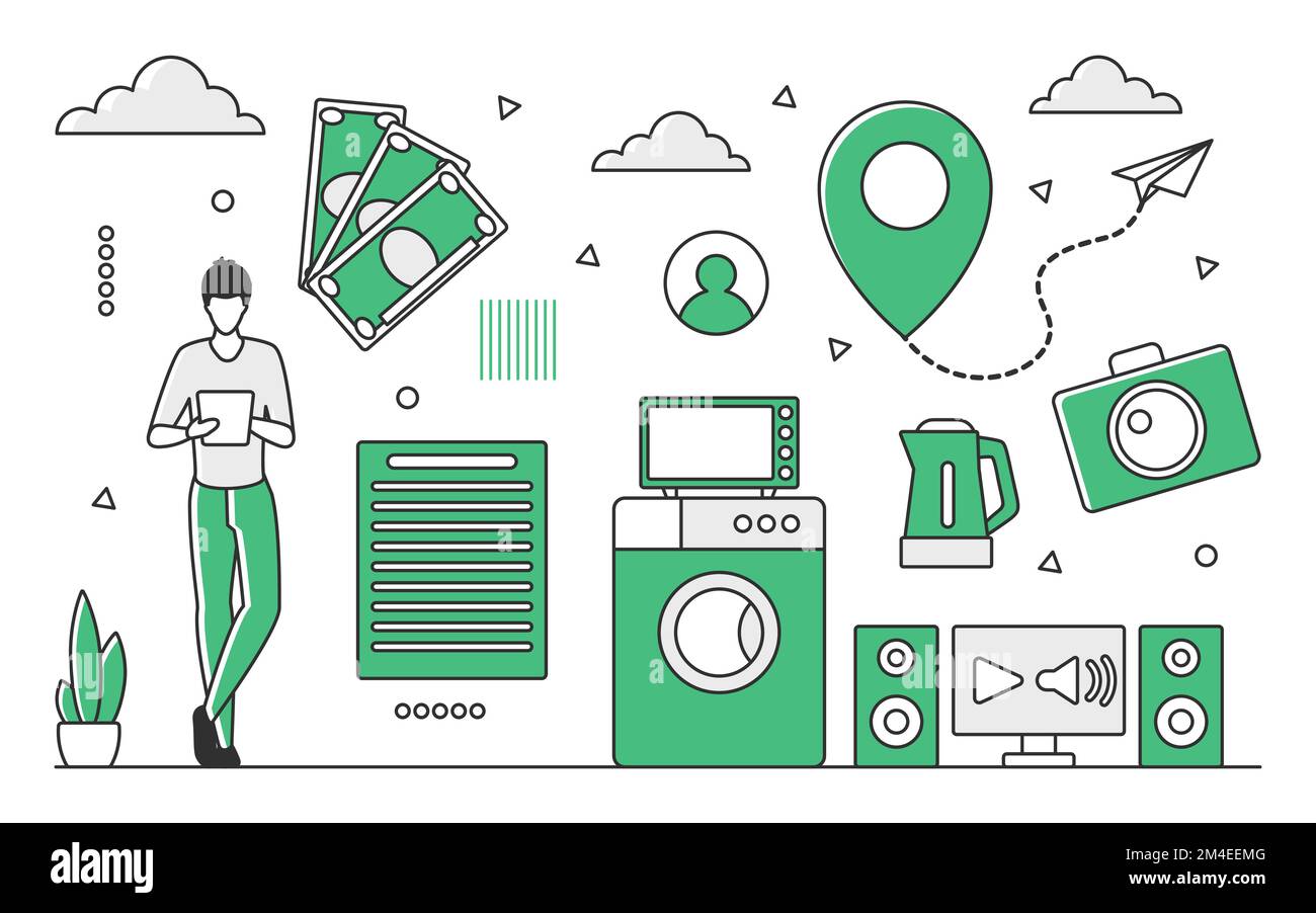 Tv selling customer shop hi-res stock photography and images - Alamy