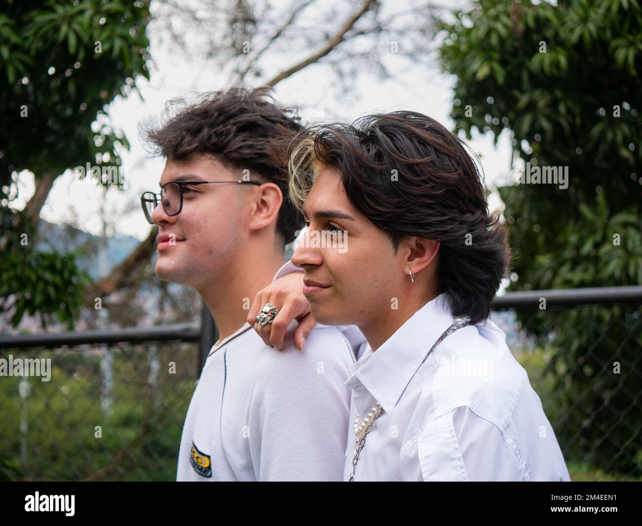 Medellin, Antioquia, Colombia - November 14 2022: A Young Colombian Men ...