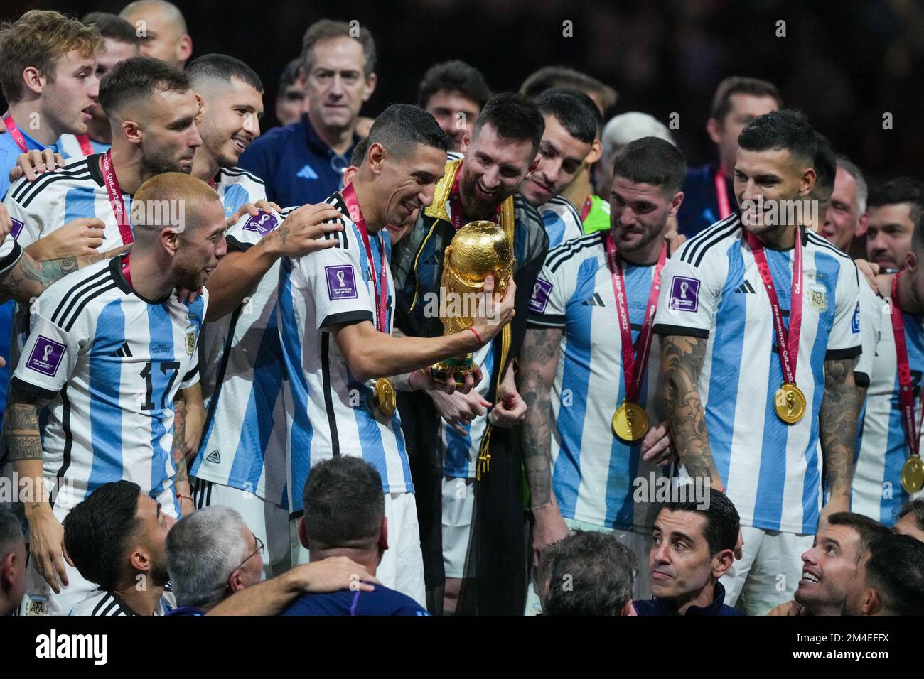 LUSAIL, QATAR - DECEMBER 18: Player of Argentina Ã ngel Di MarÃ­a ...