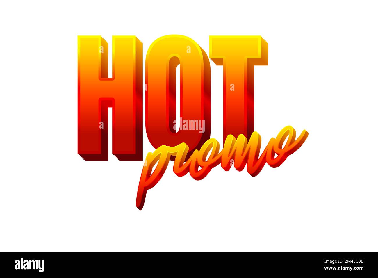 Hot text effect hi-res stock photography and images - Alamy
