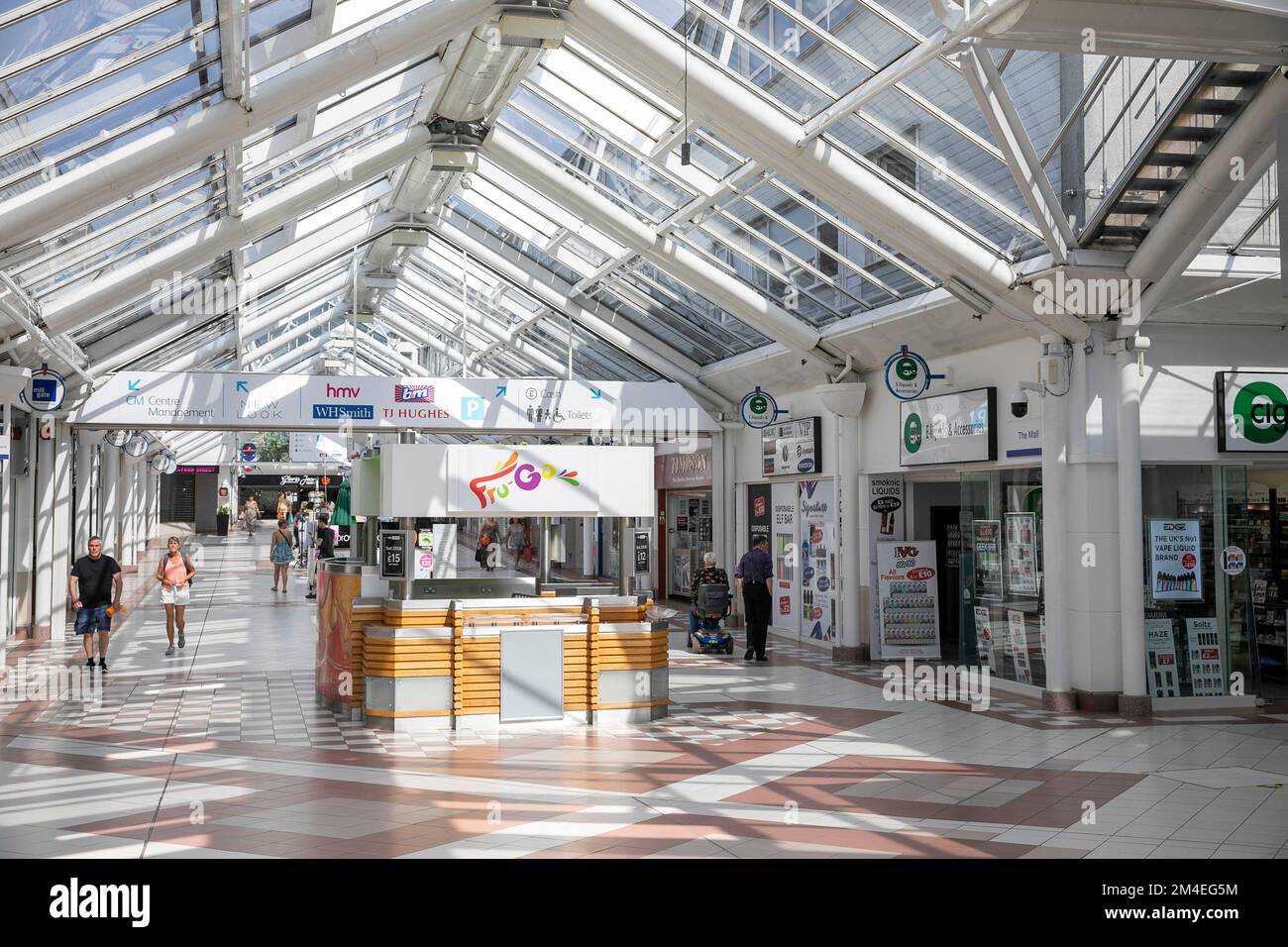 Empty deserted town centre bury hi-res stock photography and images - Alamy