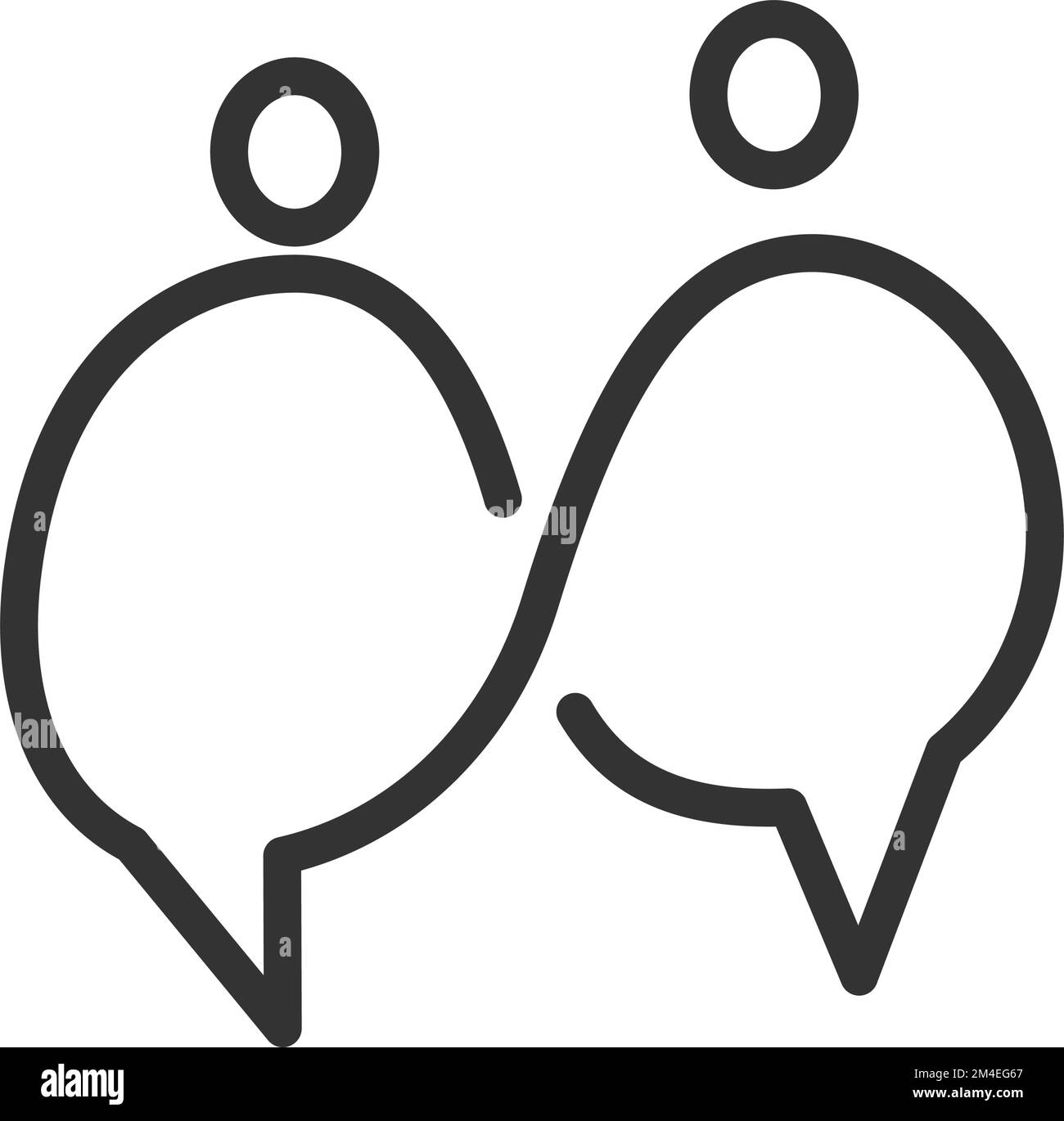 talk logo vector modern illustration graphic abstract template Icon ...