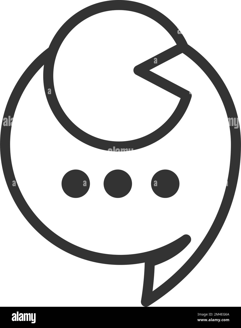 talk logo vector modern illustration graphic abstract template Icon ...