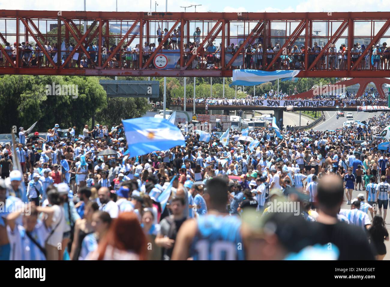December 20, 2022: World Cup 2022: Argentina's victory parade in Buenos ...
