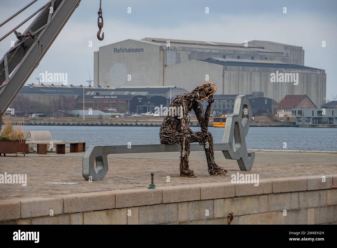 The ZinkGlobal sculpture in Copenhagen, Denmark Stock Photo - Alamy