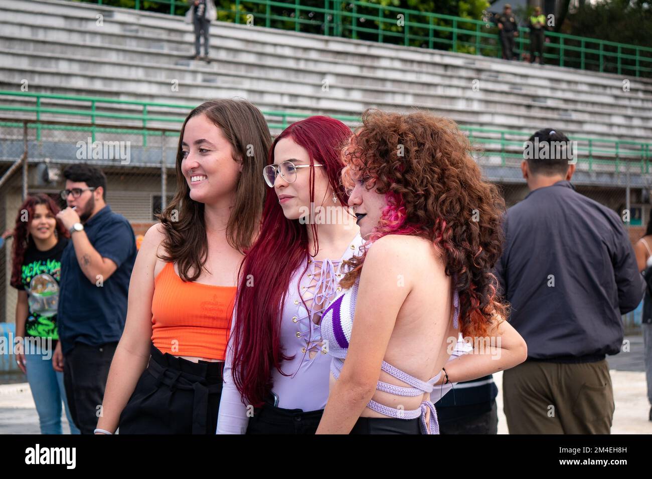 Medellin, Antioquia, Colombia - November 14 2022: A Colombian Women ...