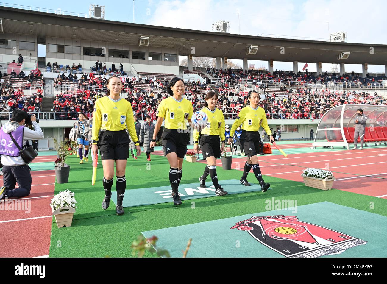 Saitama, Japan. 11th Dec, 2022. Match officials, assistant referee ...