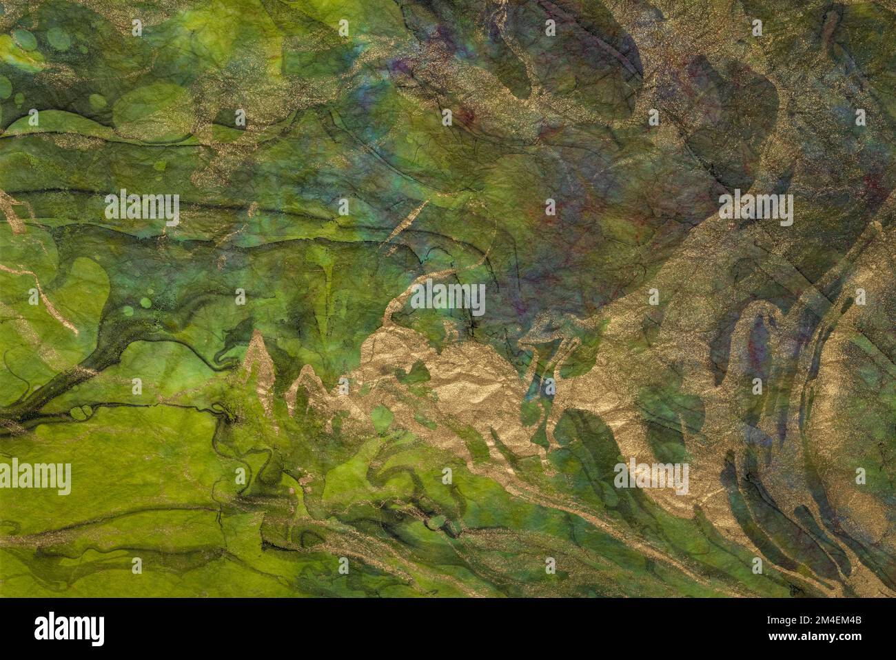 background and texture of colorful marbled momi paper made in Thailand ...