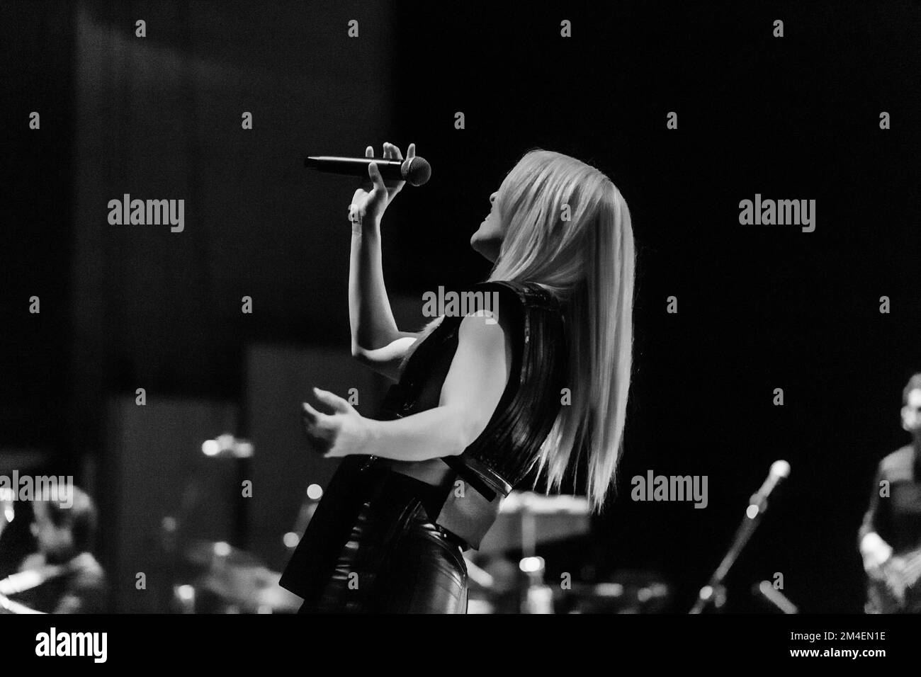 Noemi live concert Black and White Stock Photos & Images - Alamy
