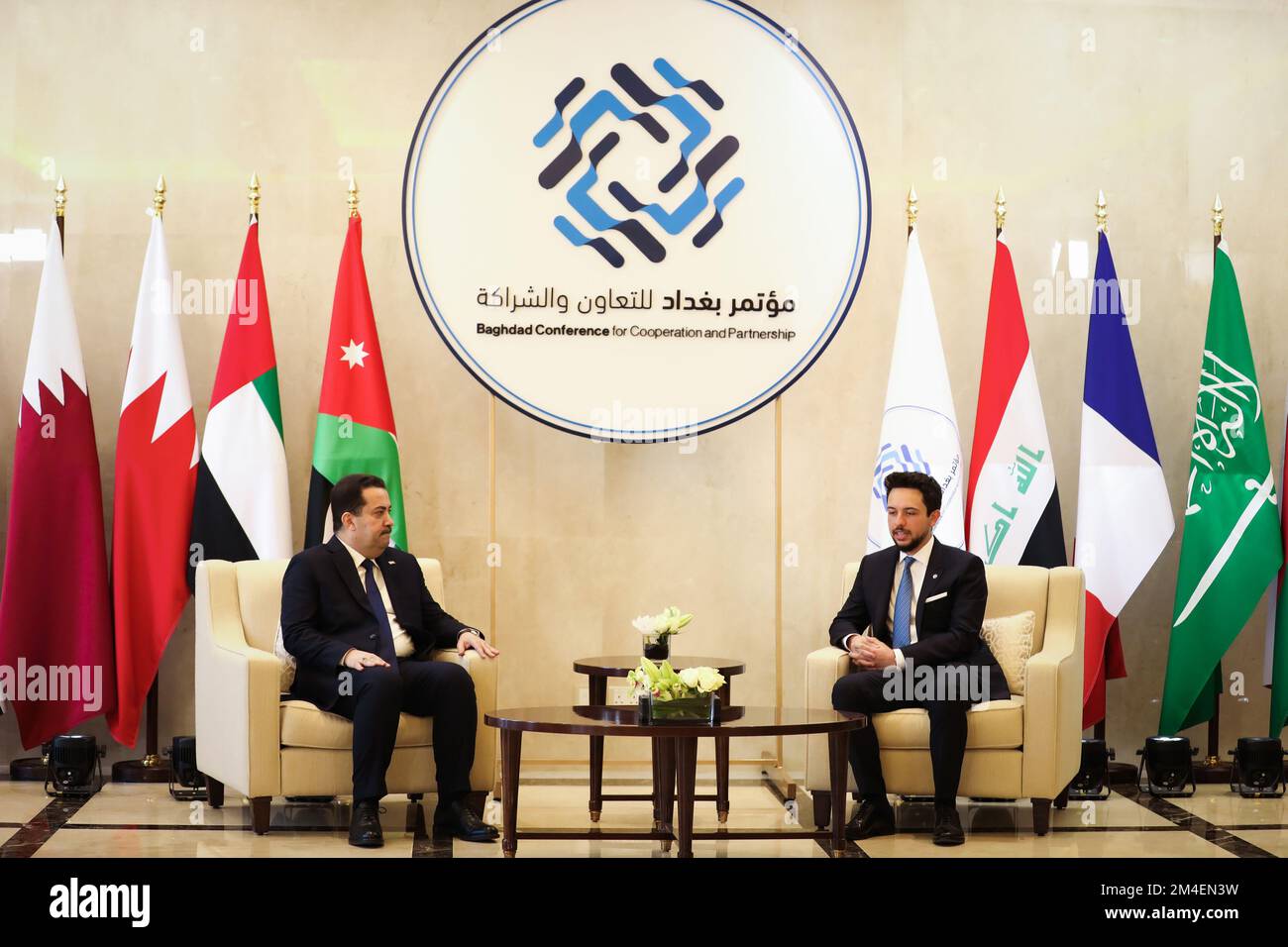 Dead Sea, Jordan. 20th Dec, 2022. The Crown Prince of Jordan Hussein ...