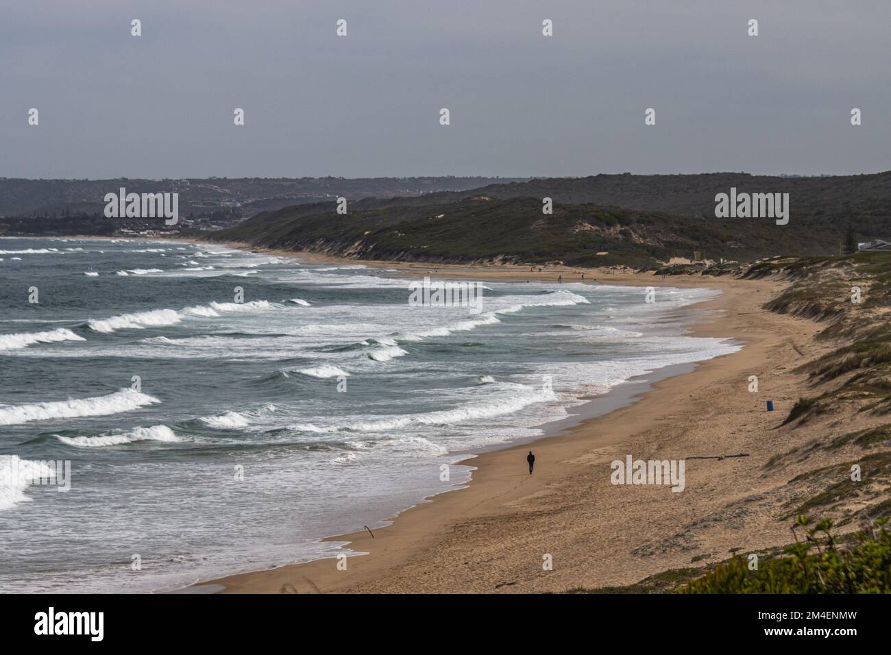 View along beach village hi-res stock photography and images - Alamy