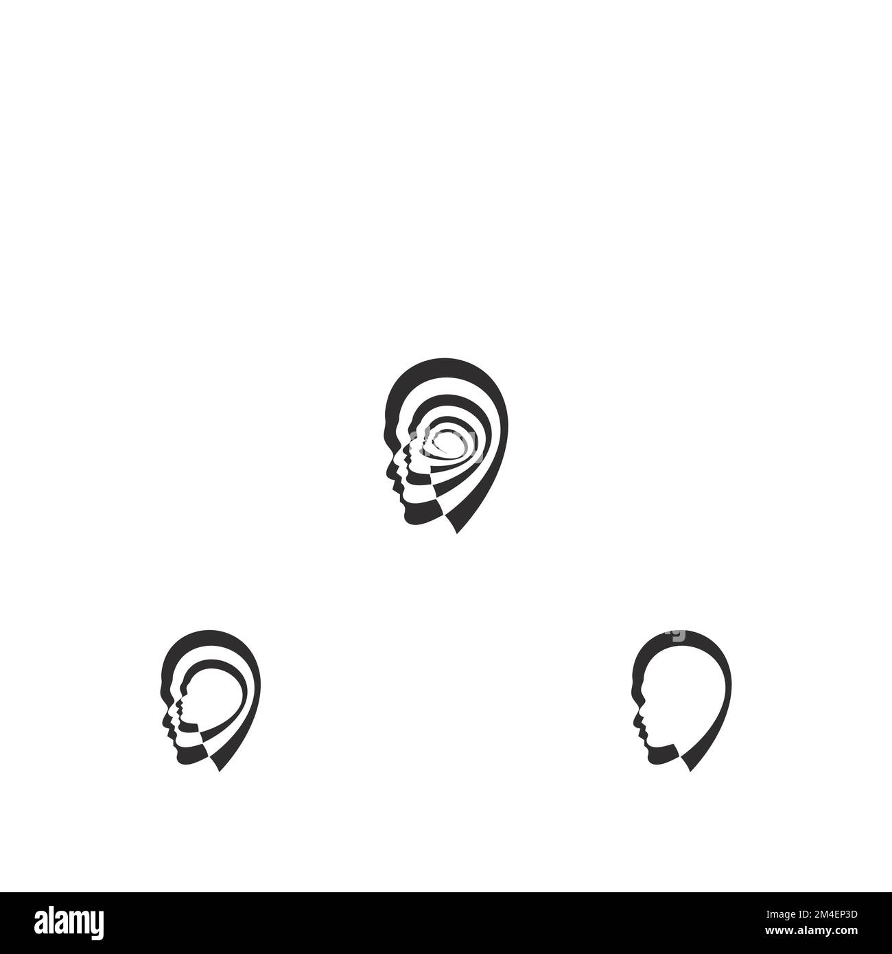 Human Face line art Logo Designs Stock Vector Image & Art - Alamy