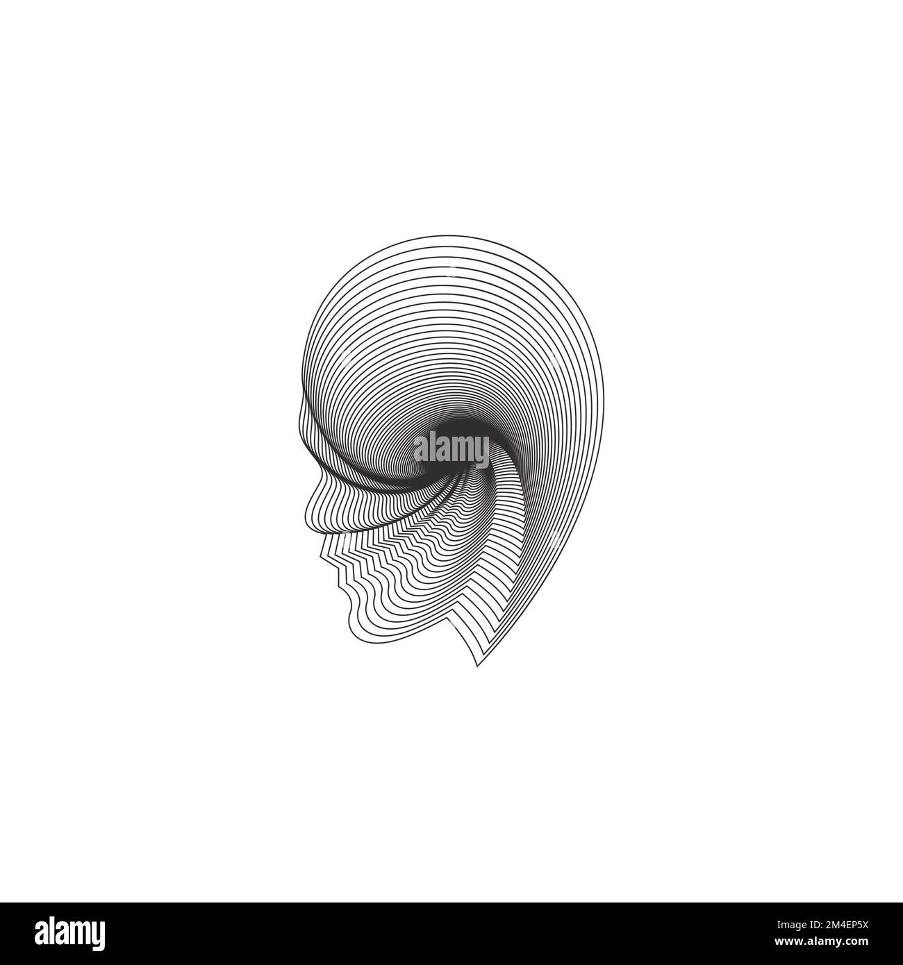 Human Face line art Logo Designs Stock Vector Image & Art - Alamy